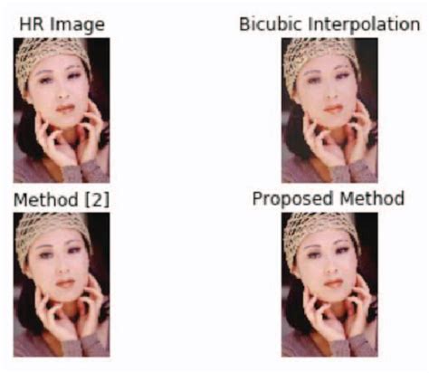 Figure From Single Image Super Resolution Technique Using Precision Learning Of Low Resolution