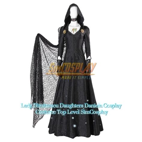 Resident Evil Village Lady Dimitrescu Daughters Daniela Cosplay Costume