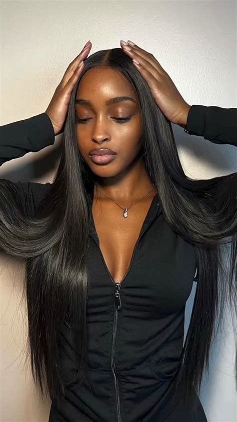 Hairstyles For Black Women Straight Hairstyles Wigs Straight Lace