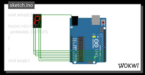 7segl Wokwi Esp32 Stm32 Arduino Simulator