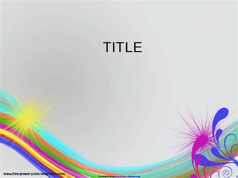 Rainbow Colors Powerpoint Template Pdfsimpli