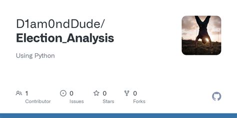 Github D1am0nddudeelectionanalysis Using Python