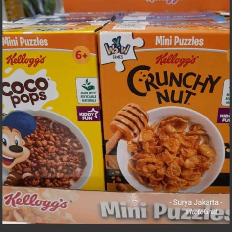 Promo Miniatur Kellogs Cereal Puzzle 50pcs Kellogs Cereal Jigsaw Puzzle Gani12 Diskon 50 Di
