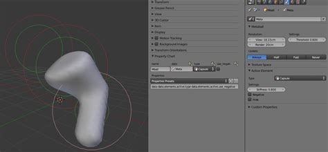 Python Scripting Metaballs With Negative Influence Blender Stack