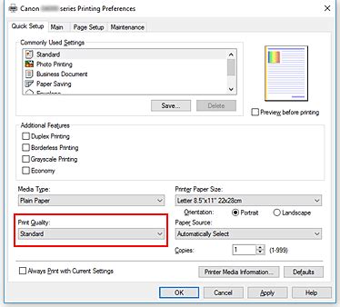Canon Inkjet Manuals G5000 Series Basic Printing Setup