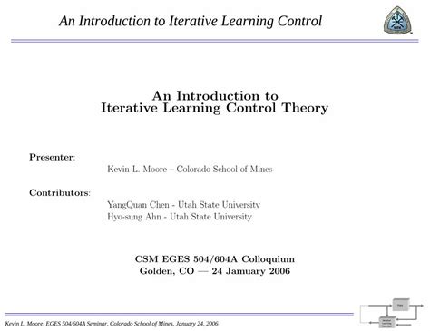 PDF An Introduction To Iterative Learning Control DOKUMEN TIPS
