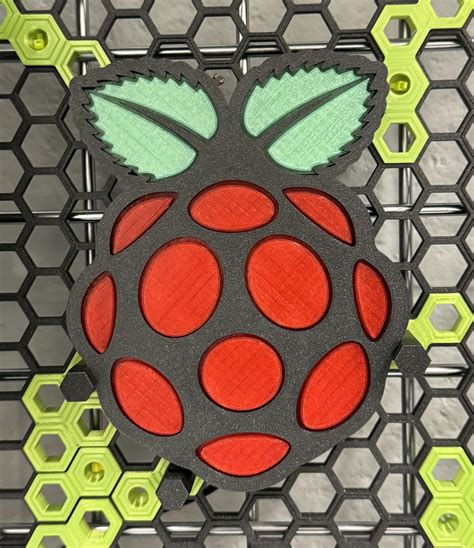 Raspberry Pi Backlit Logo By Boots23 Download Free STL Model Printables Com