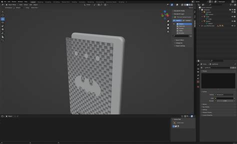 Engraving High Poly Mesh Via Boolean Is Crashing Blender Modeling