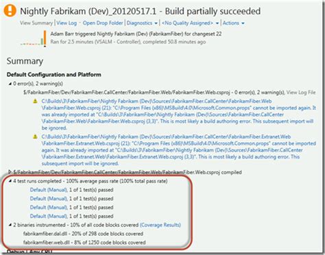 Code Coverage In Microsoft Test Manager Deep Dive Azure DevOps Blog