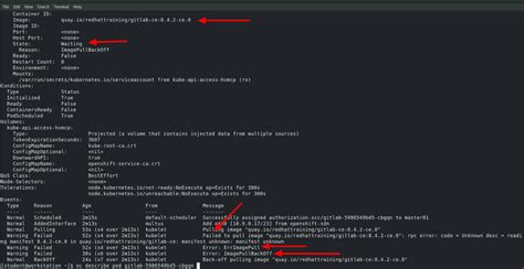 Imagepullbackoff And Errimagepull In K8s Red Hat Learning Community