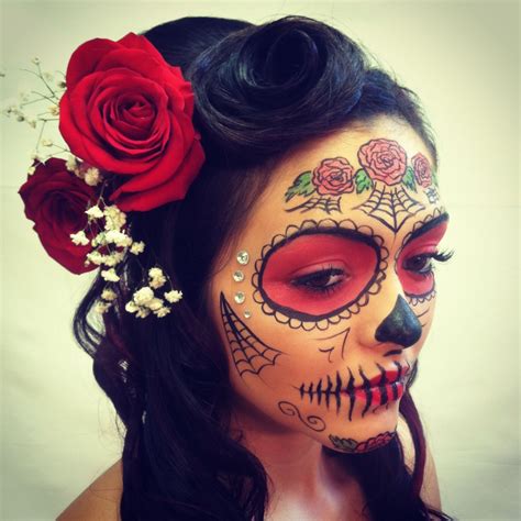Sugar Skull Makeup Done By Me Halloween Makeup Inspiration Sugar