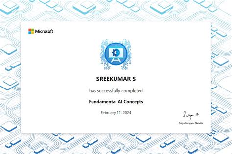 Sreekumar S On Linkedin Today I Earned My Fundamental Ai Concepts Badge Im So Proud To Be