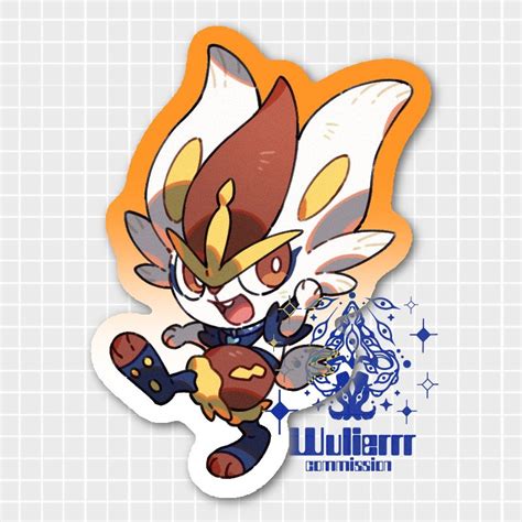 Cinderace Pokemon Drawn By Wulie Errr Danbooru