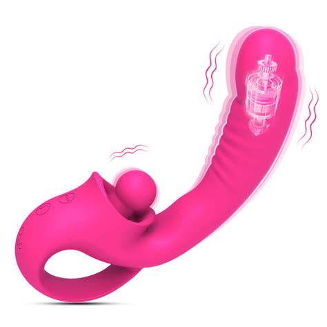 Dual Motor Vibrating Masturbator Tongue Adult Products Vibrator G Spot