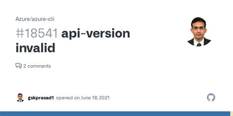 Api Version Invalid · Issue 18541 · Azureazure Cli · Github