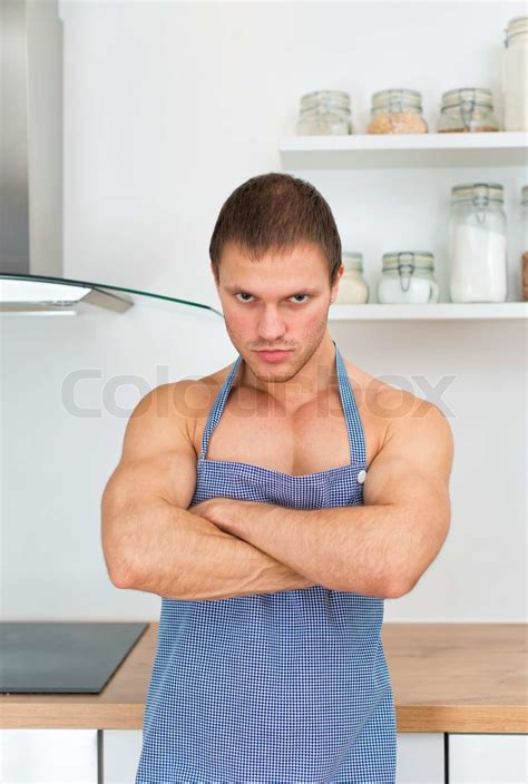 Sexet Mand Uniform Stock Foto Colourbox