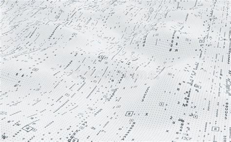 Tech Cyber Code Stream Terabytes Of Binary Code Data Flying In A Stream Of Information Stock