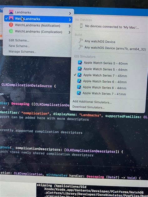 Ios How To Open Iphone Simulator And Paired Watchos Simulator At The