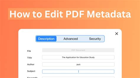 How To Edit Pdf Metadata A Comprehensive Guide Fileproinfo Blogs