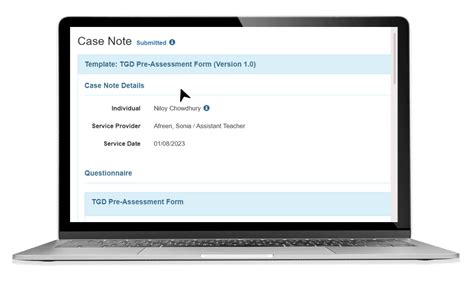 Case Note Tool Therap Global