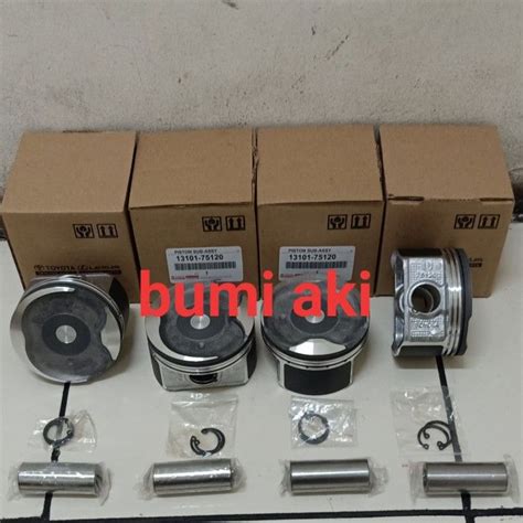 Piston Assy Set Atau Seher Komplit Toyota Innova Inova Bensin 1tr