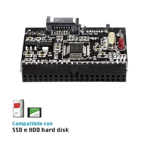 Adattatore Convertitore Ide Sata Interno Bidirezionale Maxtech Ide 001