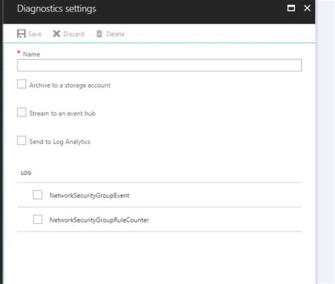 New Feature Request Network Security Group Diagnostic Logs · Issue