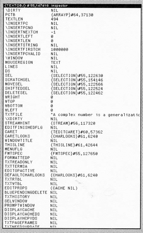 Inspect Window For A Text Object Download Scientific Diagram
