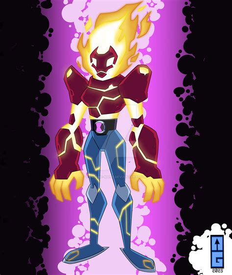 Gwen 10 Heatblast Ht By Insane Mane On Deviantart