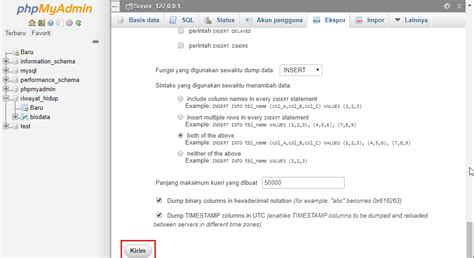 Cara Konfigurasi Database Server Serta Backup Dan Restore Database