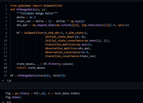 Kalman Filter Similarity With Ols Rquant