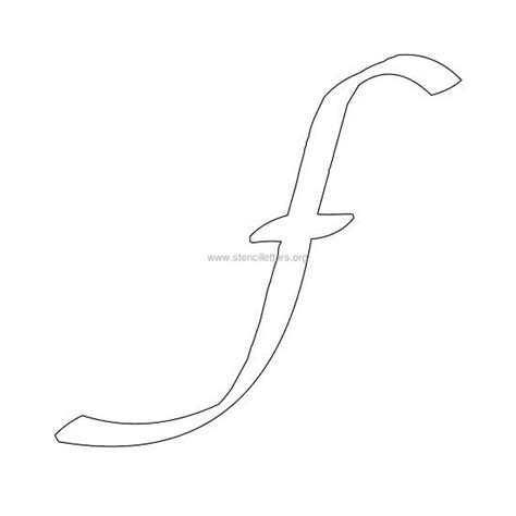 Lowercase F In Calligraphy