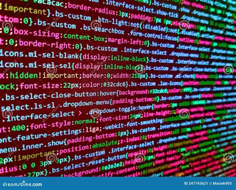 Coding Application By Programmer Developer Abstract Computer Script Code Computer Language