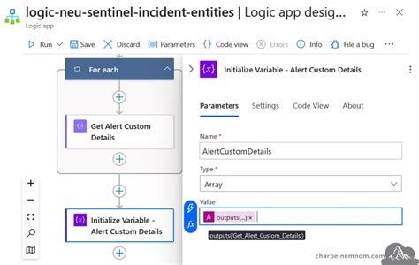 extract custom details from microsoft sentinel into logic app 10