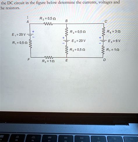 SOLVED For The DC Circuit In The Figure Below Determine The Currents Voltages And The Power