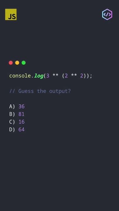 Javascript Guess The Output Coding Programming Logic Quiz Javascript Youtube
