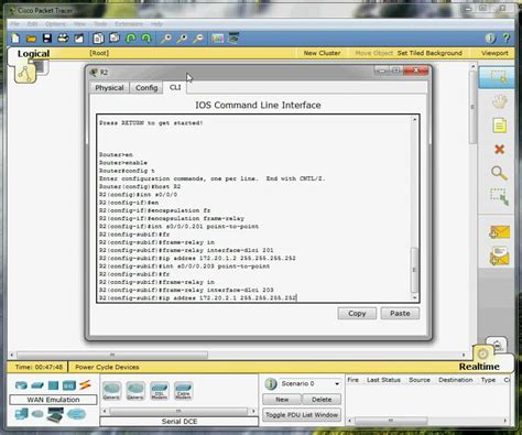 Frame Relay Switching Cisco Packet Tracer