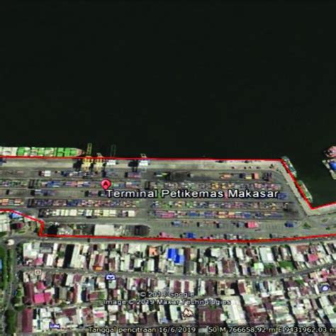 Layout Of Container Terminal Makassar Sumber Google Earth 2019 Download Scientific Diagram