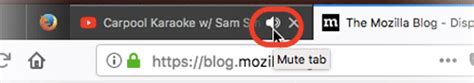 Mute Sound In Firefox Tabs Firefox Help