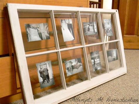 DIY Window Photo Frame Via Ashley Attempts At Domestication Virginia Bloggers