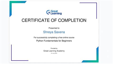 shreya saxena on linkedin greatlearningacademy greatlearning glacertificate