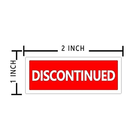 Discontinued Retail Labels