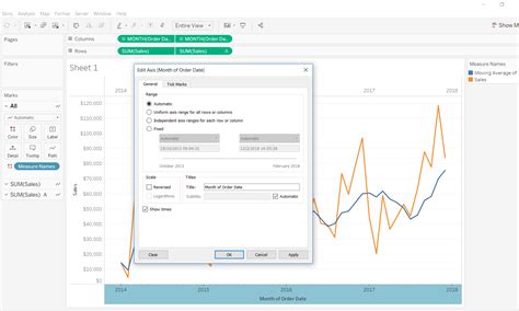 The Data School A Tableau Tip Switching The X Axis To The Top Of A
