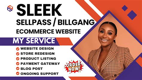 Build A Sleek Sellpass Website Billgang Store For Digital Product