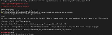 Execution Failed For Task ‘appmergedebugresources Comandroidbuild