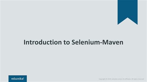 Ppt Selenium Maven With Eclipse Edureka Powerpoint Presentation Free Download Id8300655