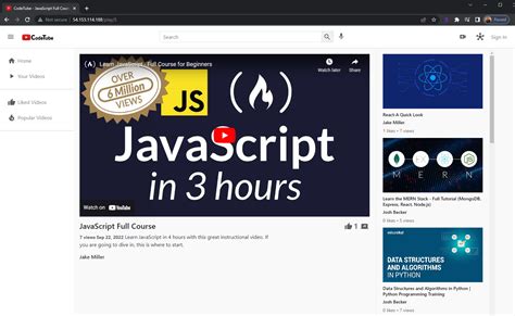 Github Joshuabecker91codetube Codetube Full Stack Application W