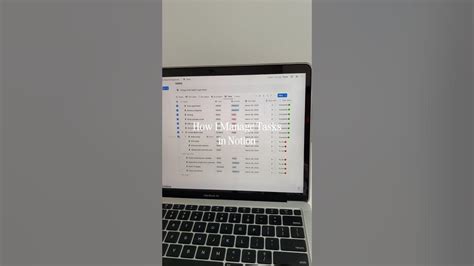 How I Manage Tasks In Notion Productivitytips Notiontips Todolist Taskmanagement