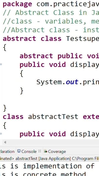 What Is An Abstraction In Object Oriented Programming Language Abstraction In Java Youtube