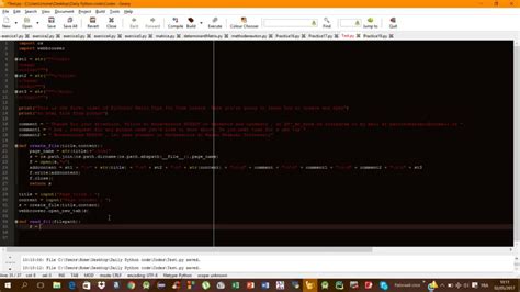 create and open a web file from python interface youtube